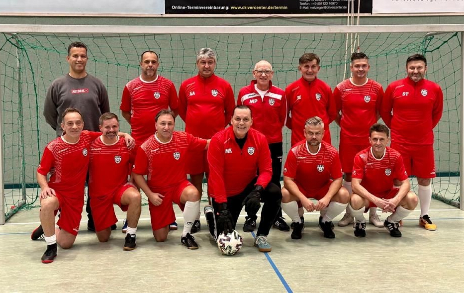 Senioren des SSV Reutlingen beim Ü35 Hallenturnier der TuS Metzingen